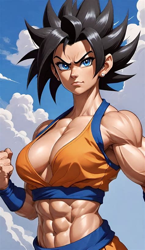 Female Goku By Blacksnowmaker On Deviantart