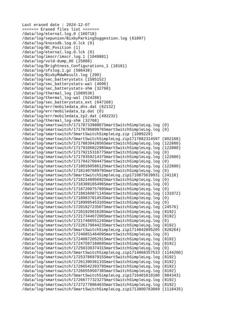 Erased Log By Sos Pdf Computer File Computer File Formats