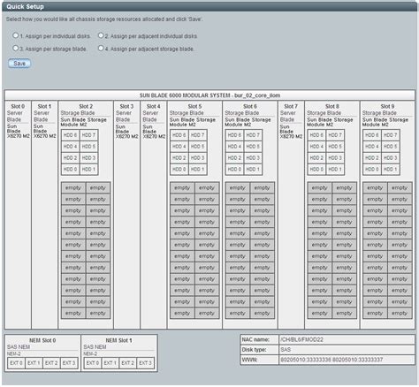 How To Assign Storage To Hosts Using The Cmm Ilom Web Interface Sun Blade Storage Module M2