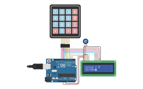 Circuit Design Liquidcrystal Tinkercad
