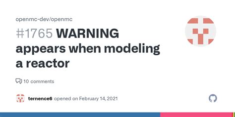 WARNING Appears When Modeling A Reactor Issue Openmc Dev Openmc GitHub