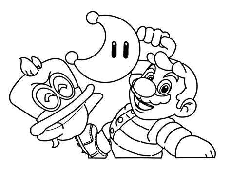 40 Super Mario Odyssey Coloring Pages Free Printable Pdf And Online