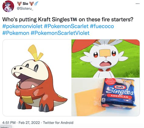 Scorbunny And Fuecoco Slapping Cheese On Pokémon Fire Starters Know