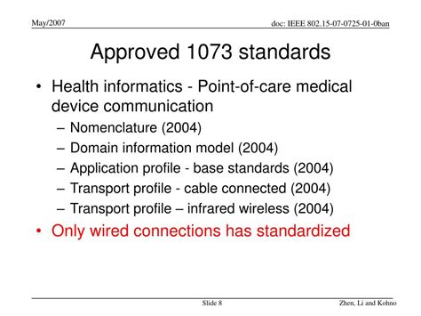 PPT Communication Requirements From IEEE PowerPoint Presentation ID