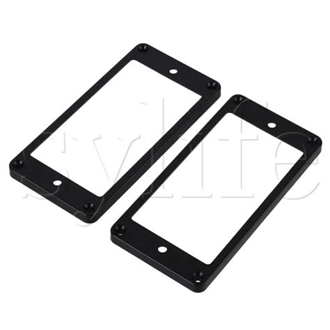 블랙 Abs 플랫 바텀 험버커 픽업 장착 링 프레임 92x45x5mm 2 개기타 구성품 And 액세서리 Aliexpress