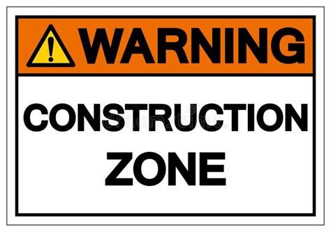 Construction Zone Background Stock Illustrations 10530 Construction
