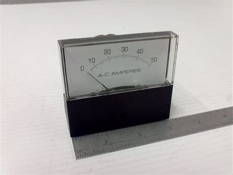 Yokogawa 0 50 AC Amperes Panel Meter Meters BMI Surplus