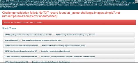 Erro Na Geração De Dns Acme Ajuda Em Português Lets Encrypt