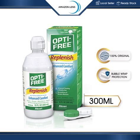 Opti Free Replenish Multi Purpose Disinfecting Solution 300ml Lazada