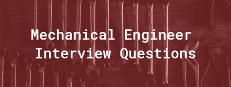 Mechanical Engineering Questions And Answers Crack Interview