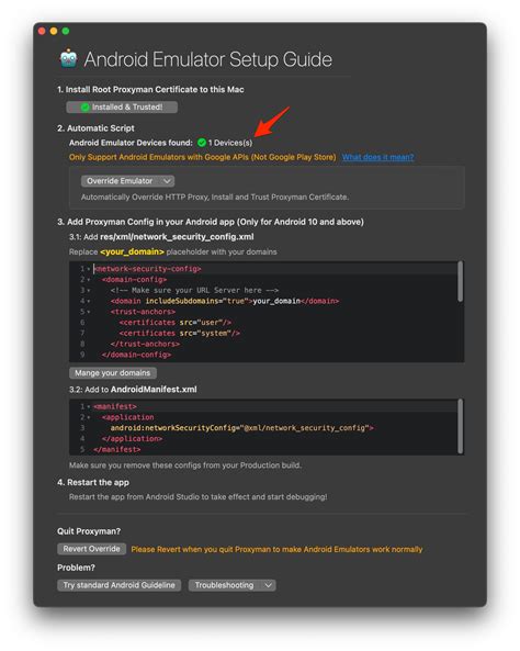 Support Install Certificate On Android Emulator · Issue 104 · Proxymanappproxyman Windows