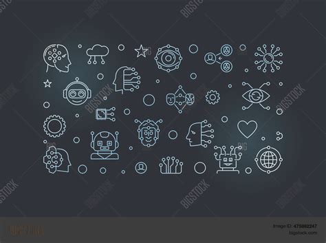 Ai Neural Network Vector And Photo Free Trial Bigstock