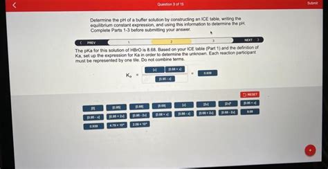 [solved] determine the ph of a buffer solution by construc