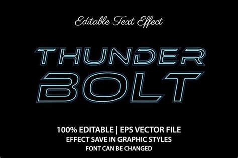 Thunder Font Vector Art Icons And Graphics For Free Download