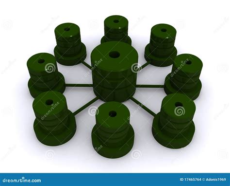 Green Database Stock Illustration Illustration Of Array 17465764
