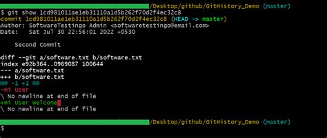 Git History Command File Commits Branch With Example