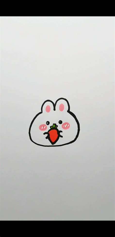 5 6岁儿童简笔画小兔子 图文简单（共17张） 简笔画图片大全