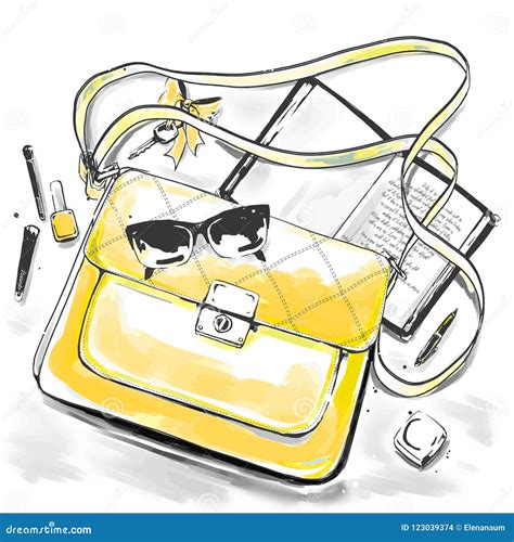 Ejemplo Del Watercolour De La Moda Ligando a La Muchacha Sensual Ilustración del Vector