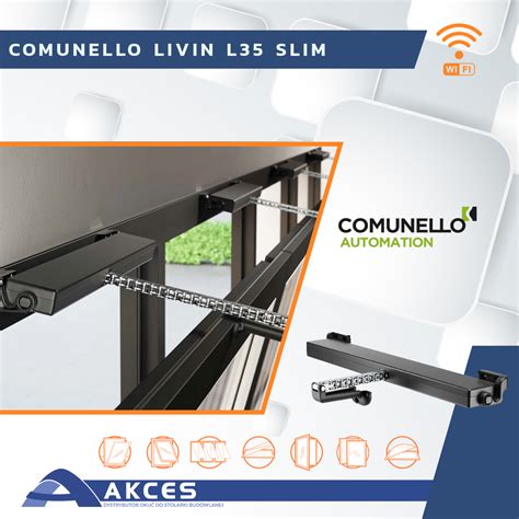 Siłownik Comunello Liwin L35 Slim Wifi Idealne Rozwiązanie Dla Twoich Okien Akces