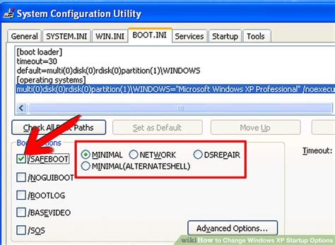How To Change Windows XP Startup Options Steps With Pictures