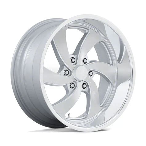 Us Mag Silverado 1500 Desperado Silver Brushed Face Milled Diamond Cut