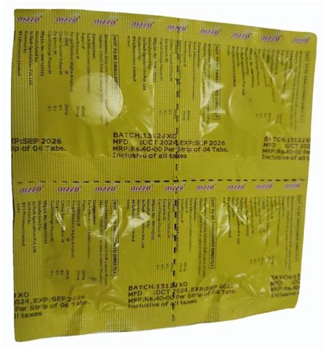 Papain Fungal Diastase Dizzo Tablets At ₹ 40strip Unienzyme Tablet