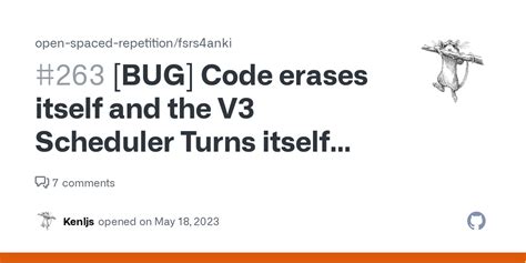 Bug Code Erases Itself And The V3 Scheduler Turns Itself Off On Pc
