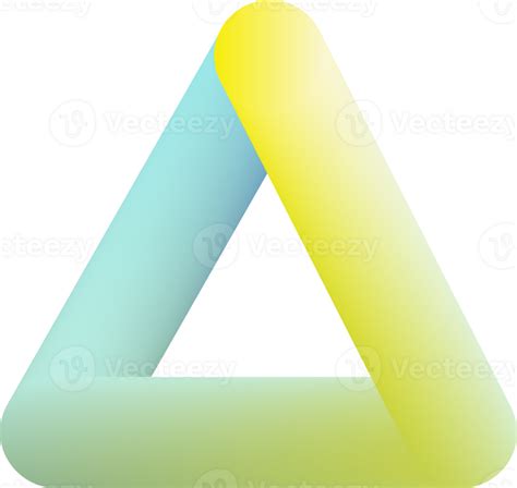 3d triangle geometric shape 44267982 png