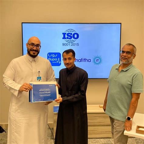Iso Leadauditor Bupaarabia Alnafithait Yazeed Alsahli