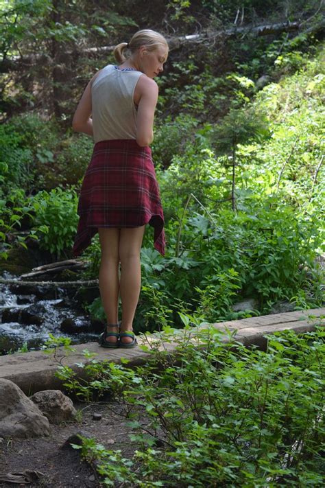 Hiking Forest Portrait Travel Adventure Fashion High Waisted