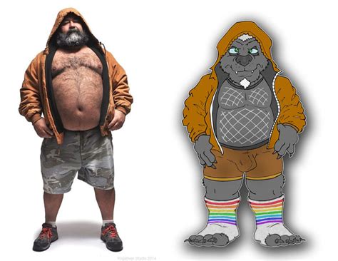 Rule 34 Anthro Badger Big Bulge Black Nose Blue Clothing Blue