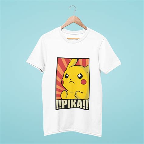 Pika White T Shirt The Static Store