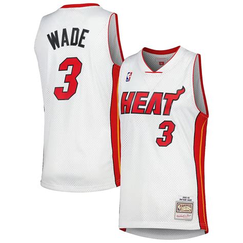 Mitchell Ness Dwyane Wade Miami Heat 2001 02 Hardwood Classics Swingman