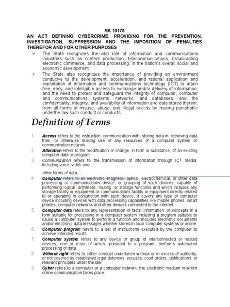 Ra 10175 Pdf Computer Security Security