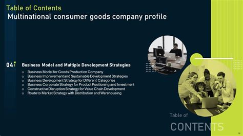 multinational consumer goods company profile powerpoint presentation