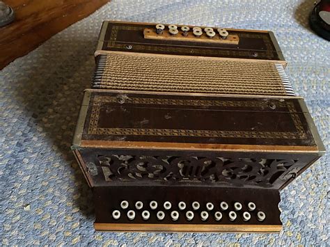 Vintage Button Accordion Hohner Reverb