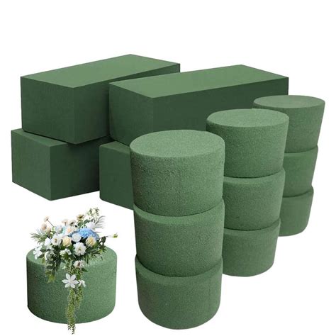 Gbachoose 13 Pack Wet Floral Foam For Fresh Flowers Included 4 Pcs