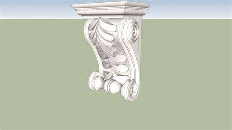 Payanda Wall Bracket Decorative 3d Warehouse Sketchup Model Altar