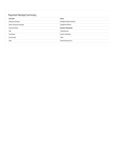 Interim Certificate Pdf