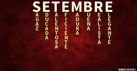 Qu Significa Setembre