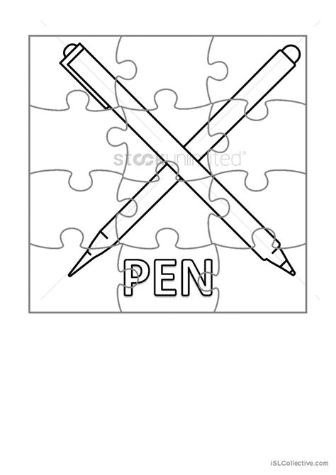 Puzzle Classroom Objects English Esl Worksheets Pdf And Doc