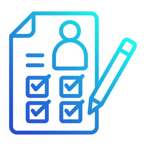 Assessment Generic Gradient Outline Icon