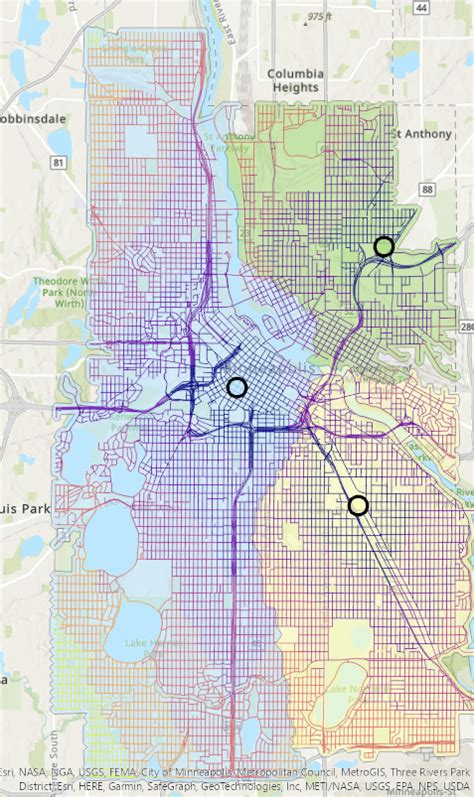 Transit Accessibility Catchment Area Lab Spatialnode