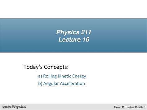 Ppt Rolling Kinetic Energy And Angular Acceleration Explained