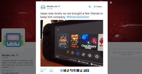 Techamidi NINTENDO SWITCH INTERFACE UNVEILS CERTAIN CONSOLE DETAILS