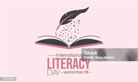 벡터 일러스트 디자인 개념 국제 문맹 퇴치의 날은 매년 9 월에 관찰됩니다 2022년에 대한 스톡 벡터 아트 및 기타 이미지 2022년 2023년 9월 Istock