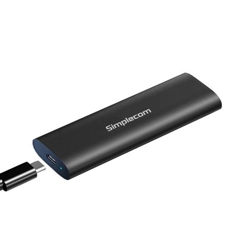 Simplecom SE NVMe SATA Dual Protocol M SSD Tool Free USB C Enclosure USB Gen Gbps