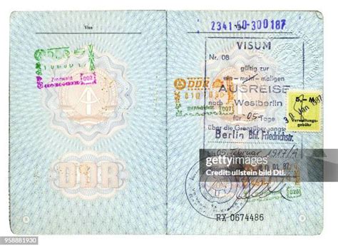 Ddr Passport Photos And Premium High Res Pictures Getty Images