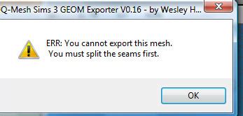 Mod The Sims Exporting Problem