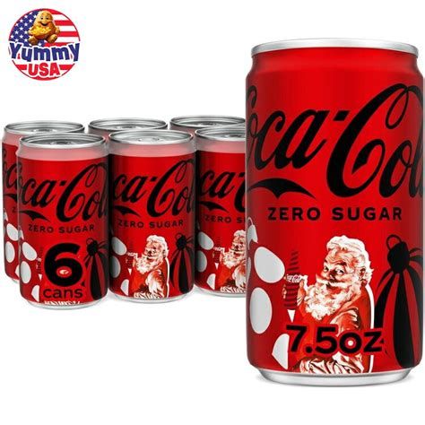 【楽天市場】コカコーラ ゼロシュガー ミニ缶 221ml 6 本 Coke Zero Sugar Mini Can 7 5 Fl Oz 6